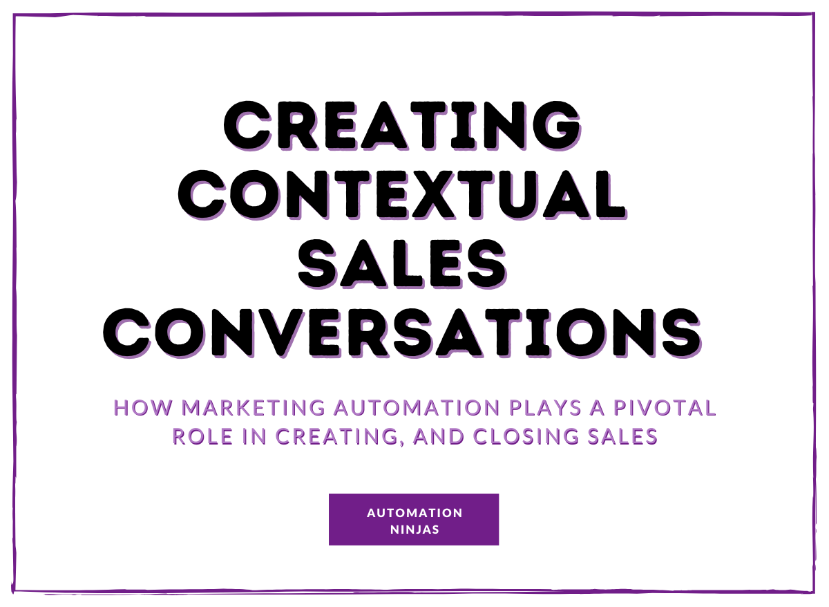 Creating Contextual Sales Conversations Automation Ninjas